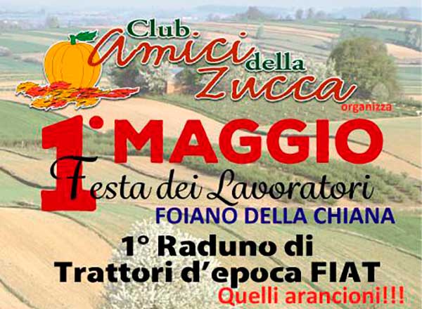 Trattori “arancioni”: primo maggio a Foiano la sfilata di mezzi d’epoca – ArezzoWeb Informa