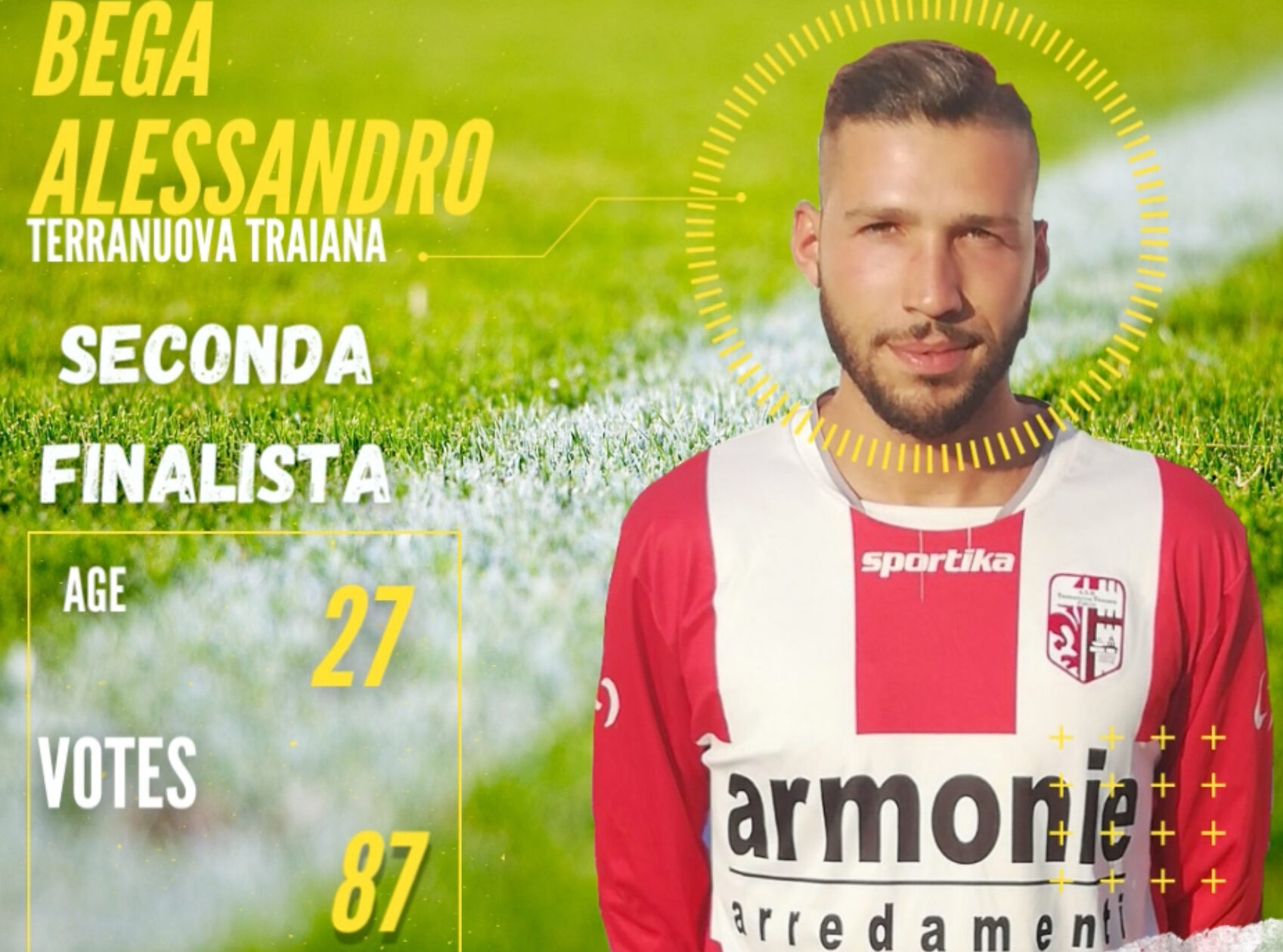 Pallone d’Oro: Alessandro Bega secondo finalista – ArezzoWeb Informa